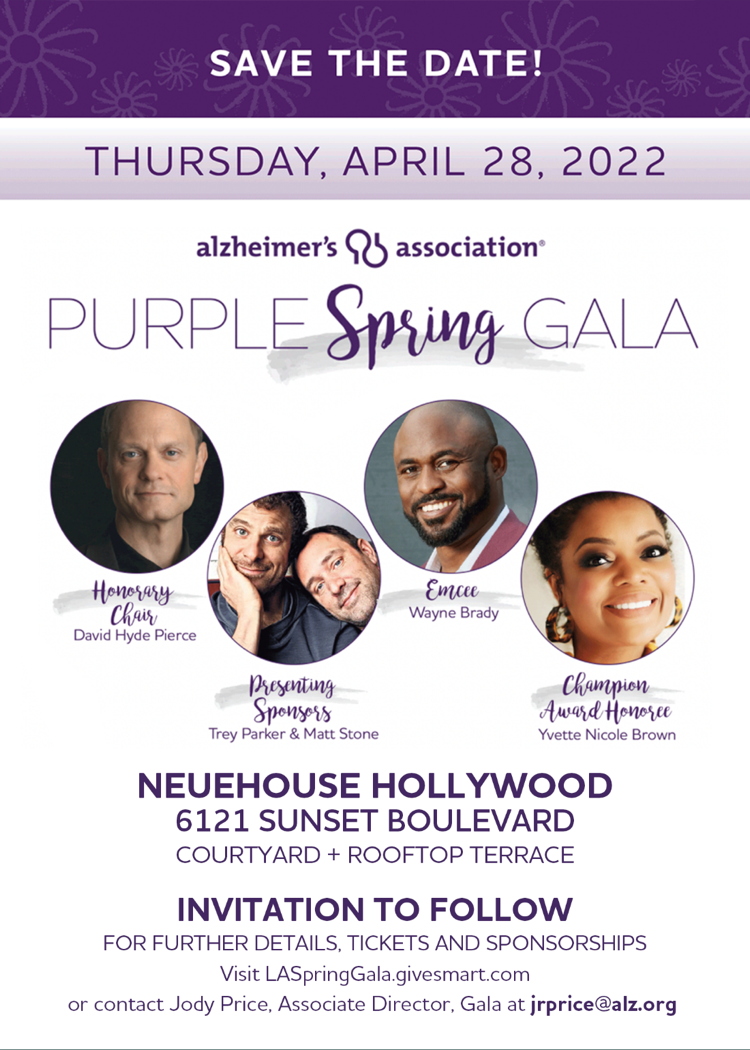 Save the date for the Inaugural PURPLE SPRING GALA! | Beverly Hills ...